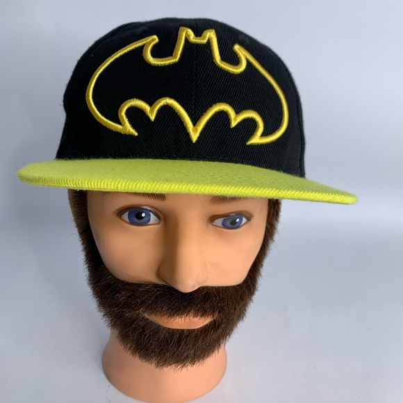 Batman | Accessories | Batman Black And Yellow Embroidered Logo ...